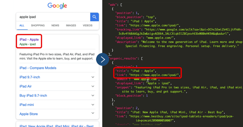 ScaleSERP Landing Page - Traject Data